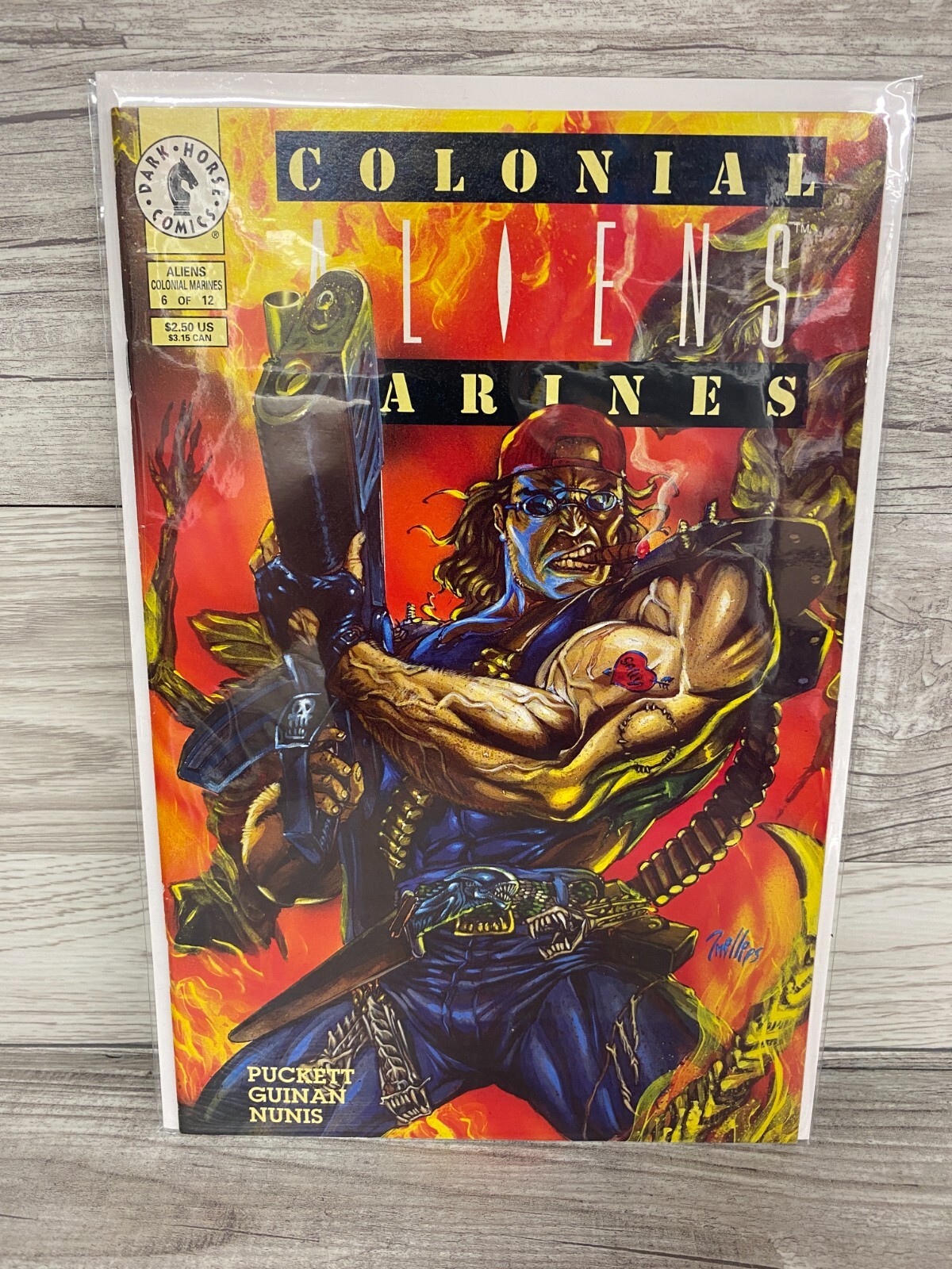 Dark Horse Comics Aliens Colonial Marines #6 of 12 Modern Age 1993 ...