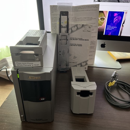 Nikon Super CoolScan 4000 ED Photo, Slide & Film Scanner MA-20 & SA-21 ...