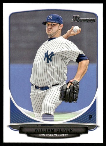 William Oliver 2013 Bowman Prospects #BP89 New York Yankees | eBay