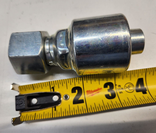 Gates Megacrimp 12G-12FJX 3/4" Female 37° JIC Flare Swivel Crimp Hose ...