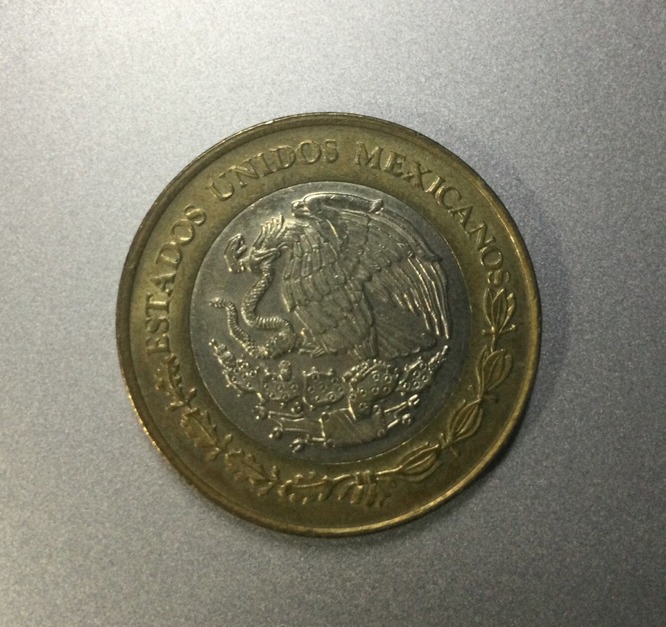 2017 Mexico Bimetallic $10 10 Pesos Coin -01- | eBay