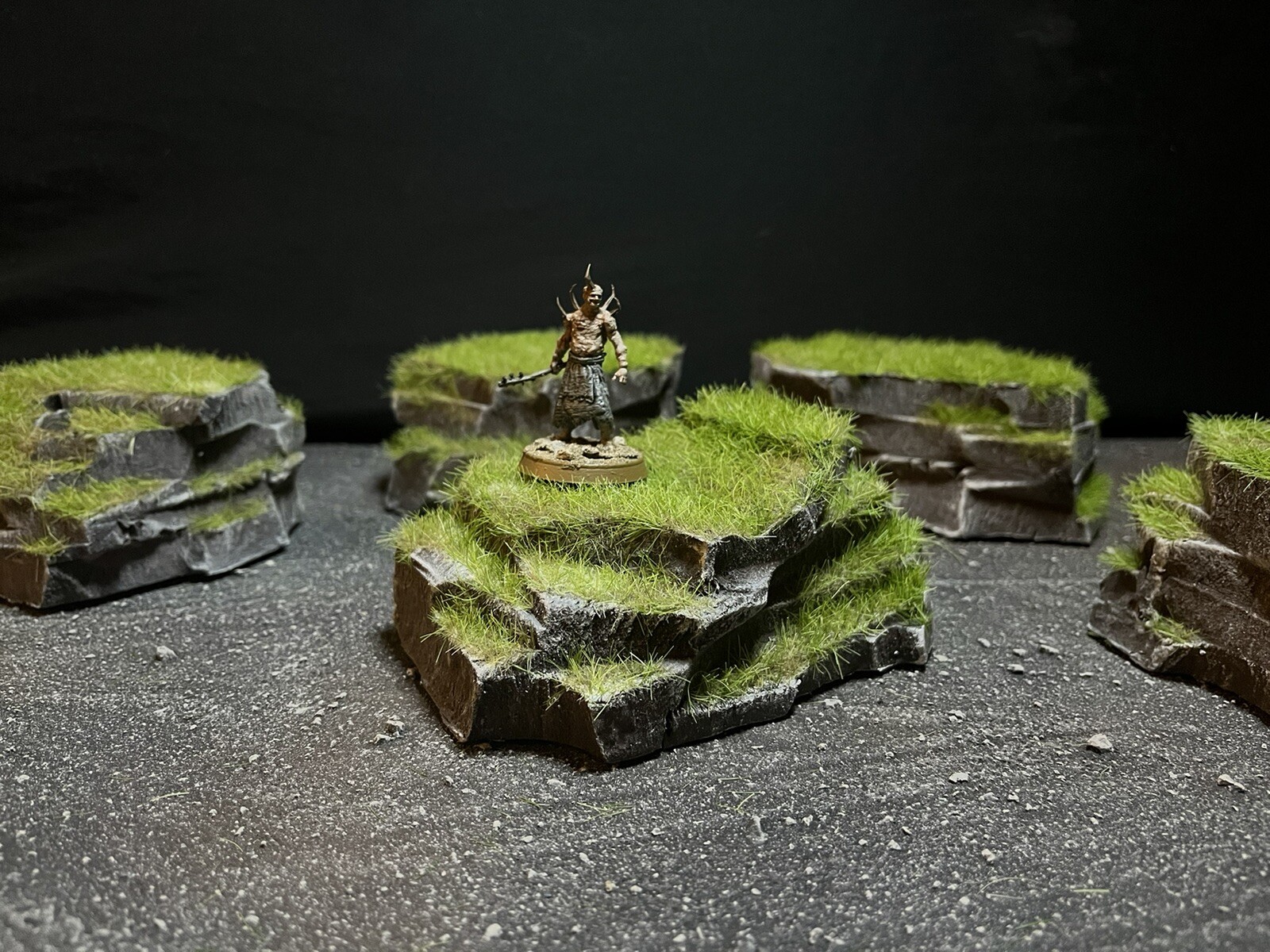 Wargaming Warhammer 40k Compatible Terrain set of grass hills Fully ...