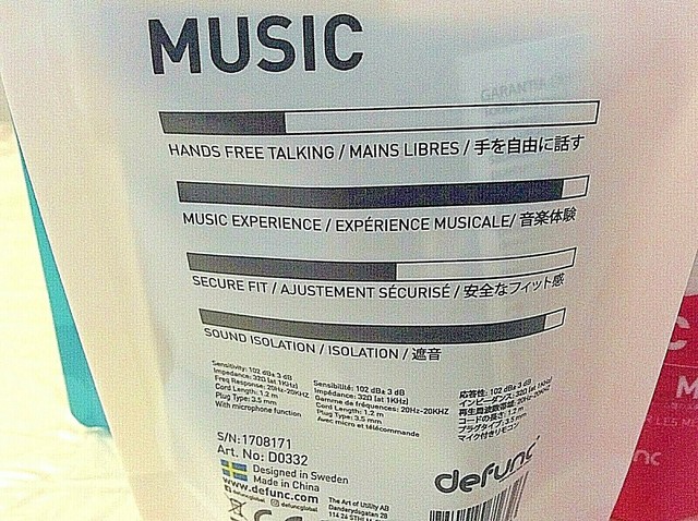 Defunc Basic Music Earbuds With Mic - Pink D0335 for sale online | eBay