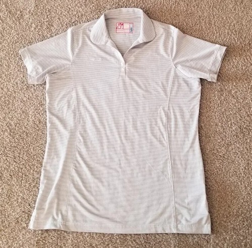 Chick Fil A Hydro Chill Employee Uniform Polo Striped… - Gem