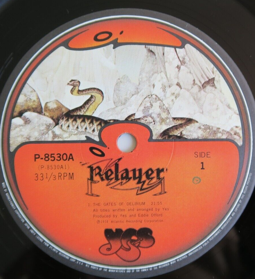 YES Relayer MINT Japan 1st pressing 12'' vinyl Lp 1974 rare rock | eBay