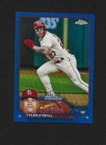2023 Topps Chrome Tyler O'Neill #171 Blue Refractor 146/150 St. Louis ...
