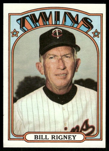 1972 Topps #389 Bill Rigney | eBay