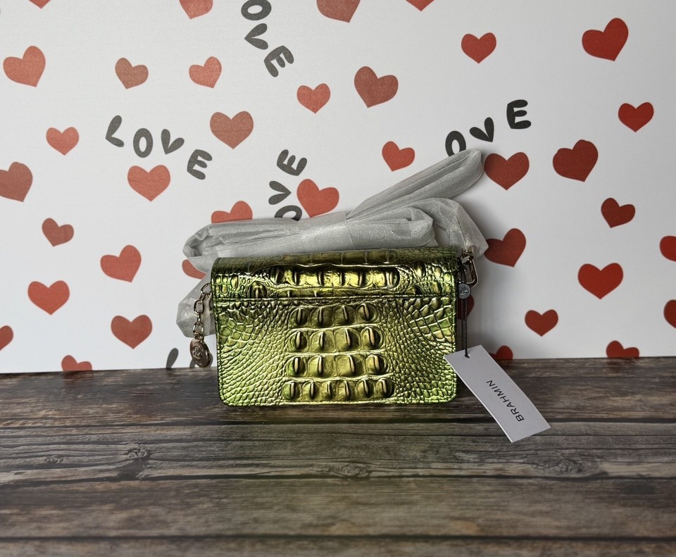 Brahmin Cacti Green Melbourne Minuette Crossbody Bag | eBay