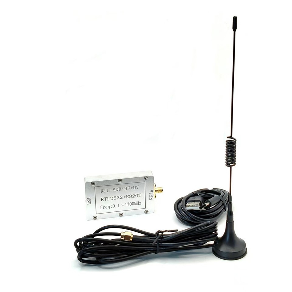 Portable Monitoring 100kHz-1.7GHz RTL Shortwave Scanner Low-noise Front ...