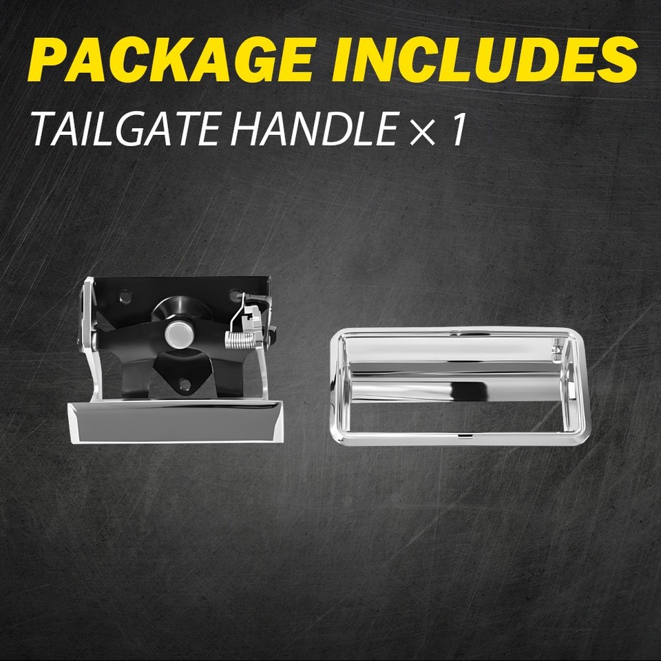 All Chrome Gate Tail Tailgate Handle & Bezel Set Fit Chevy C/K Pickup ...