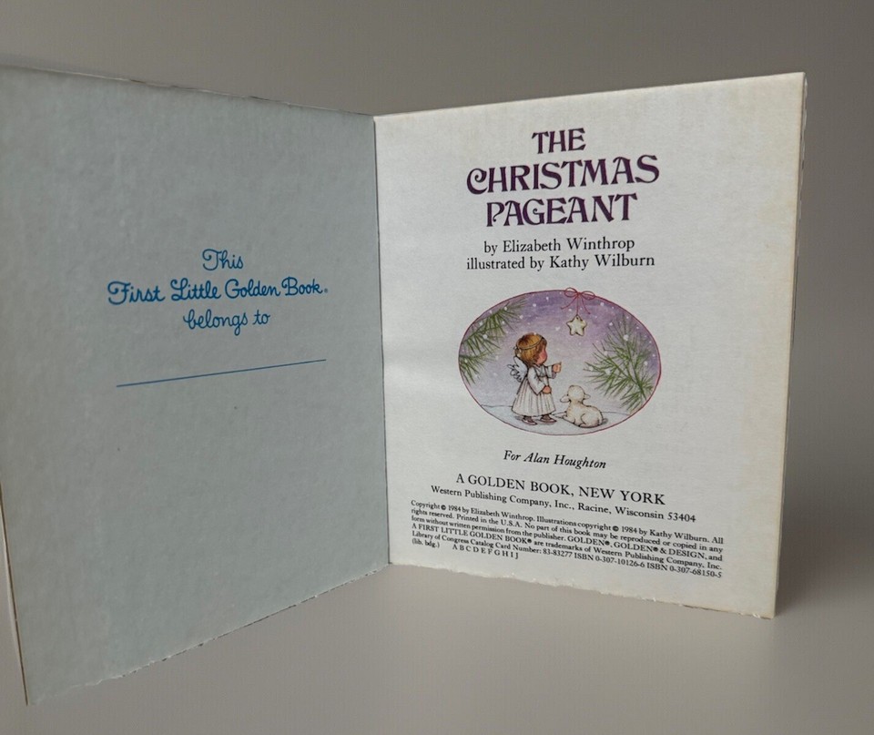 A First Little Golden Book The Christmas Pageant by Elizabeth Winthrop ...