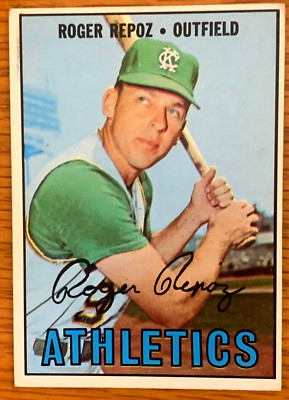 1967 Topps Roger Repoz #416 Kansas City Athletics Baseball Card | eBay