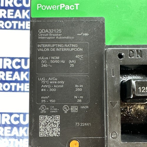 Square D QDA32125 3 Pole Circuit Breaker for sale online | eBay
