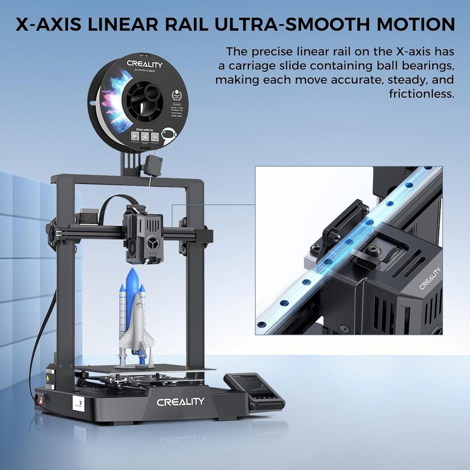 Creality Ender 3V3 SE/ 3V3 KE 3D Printer Upgraded Fast 3D Printer Auto ...