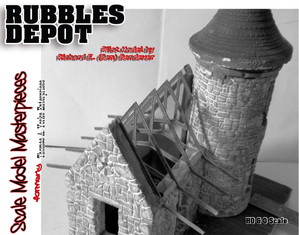SR&RL Rubbles Depot/Station Kit O/1;48 Scale Model Masterpieces/Yorke ...