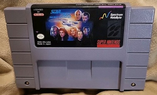 Star Trek The Next Generation SNES (Super Nintendo) Authentic Tested ...