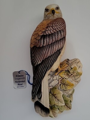 LEGEND PRODUCTS Made in England Chalkware Hawk 1981 Bird Bossons ...