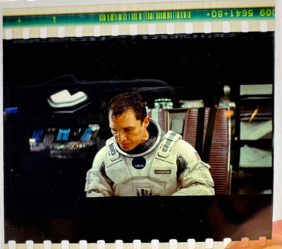Interstellar 70mm IMAX Film Cell - Coop in Full NASA Suit on Endurance ...