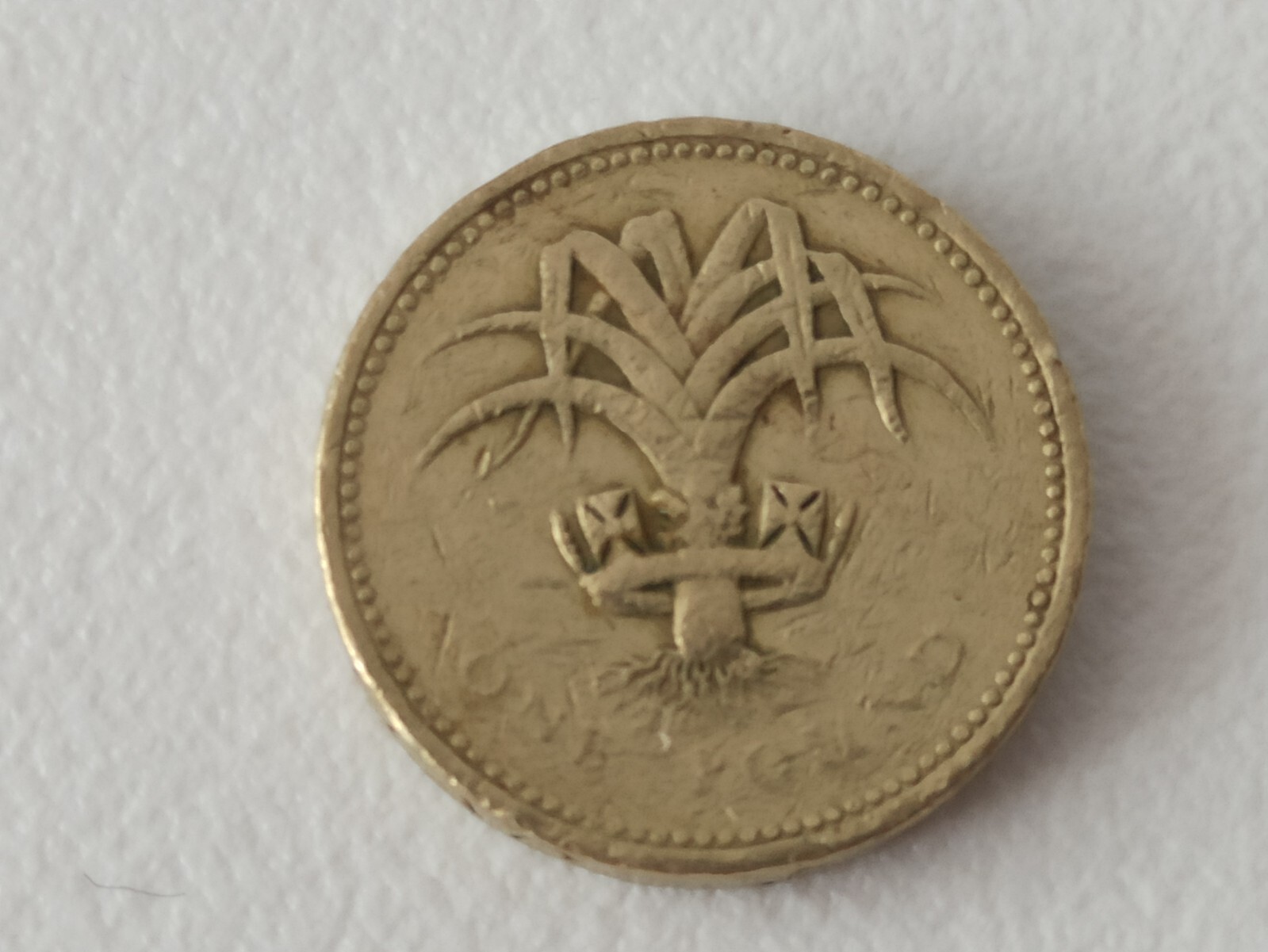 RARE ONE POUND COIN 1985 REVERSED SIDE | eBay