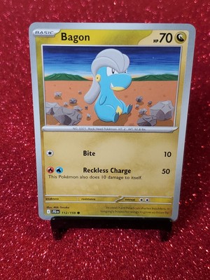 2025 Pokémon TCG Journey Together #371 Bagon 112/159 Bagon HP70 Basic ...