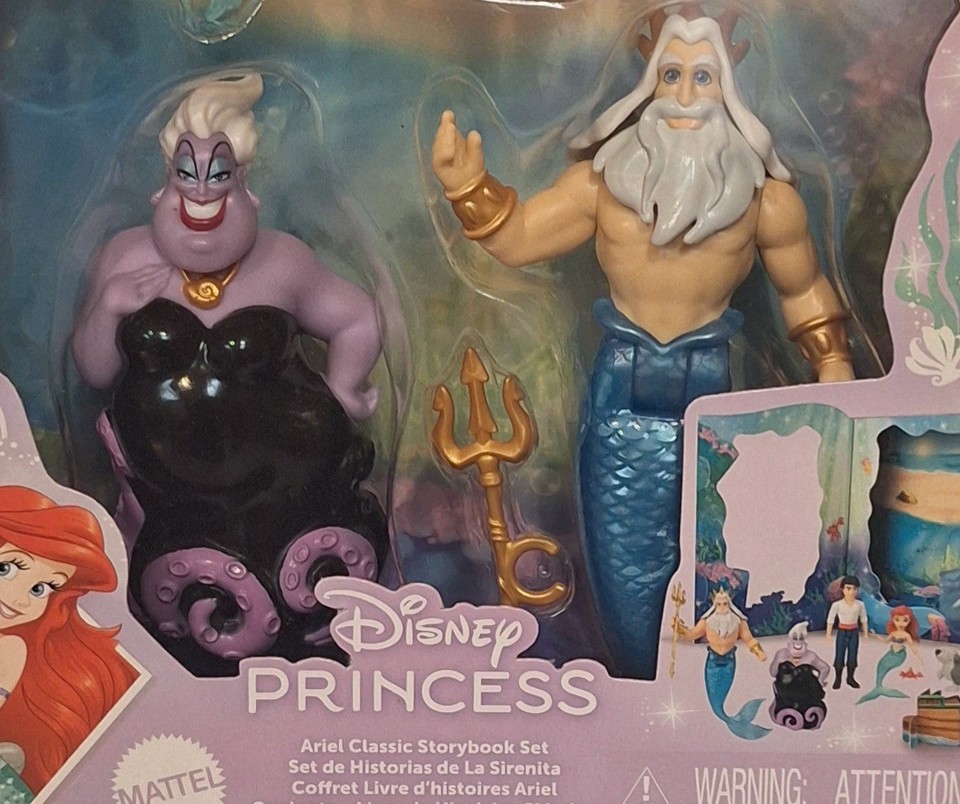 Classic Disney Little Mermaid Figure PVC Set 8 Piece Ariel Eric - Great ...