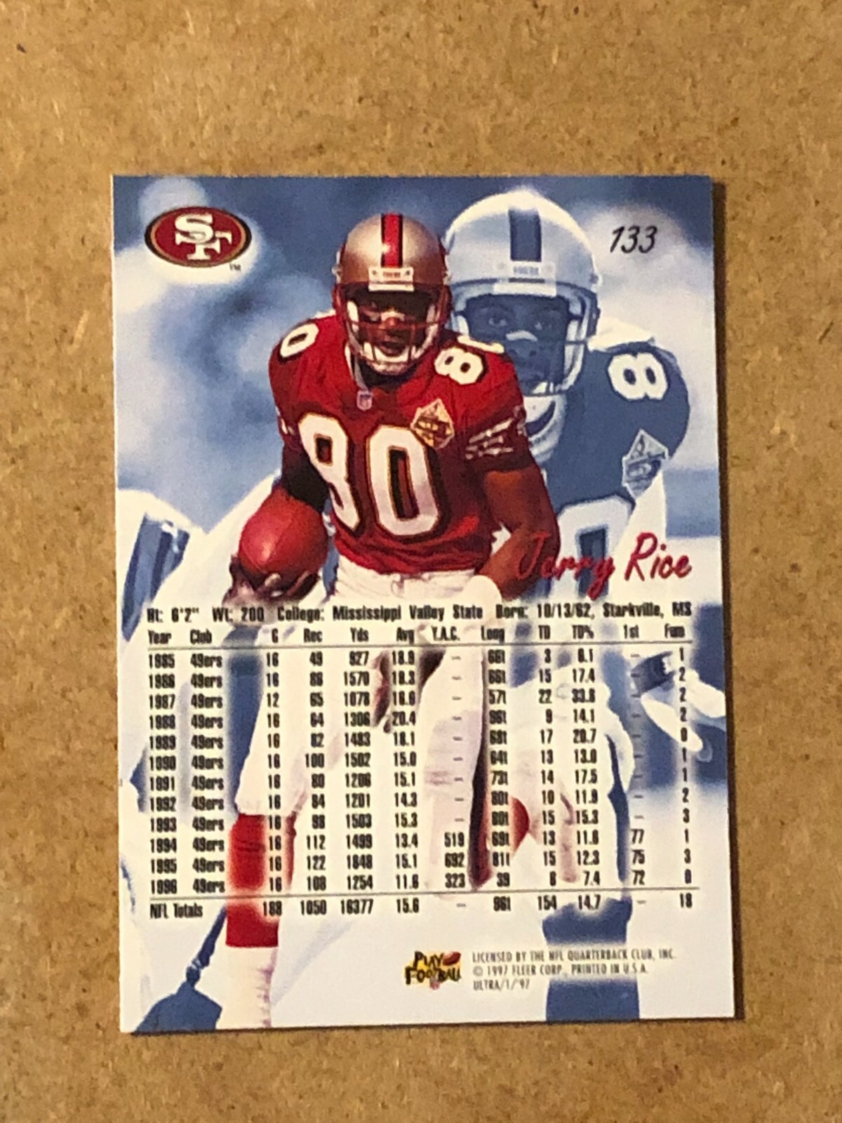 1997 Fleer Ultra - #133 Jerry Rice for sale online | eBay