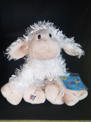 Ganz Webkinz Lamb HM201 stuffed animal 9" with sealed code very soft ...