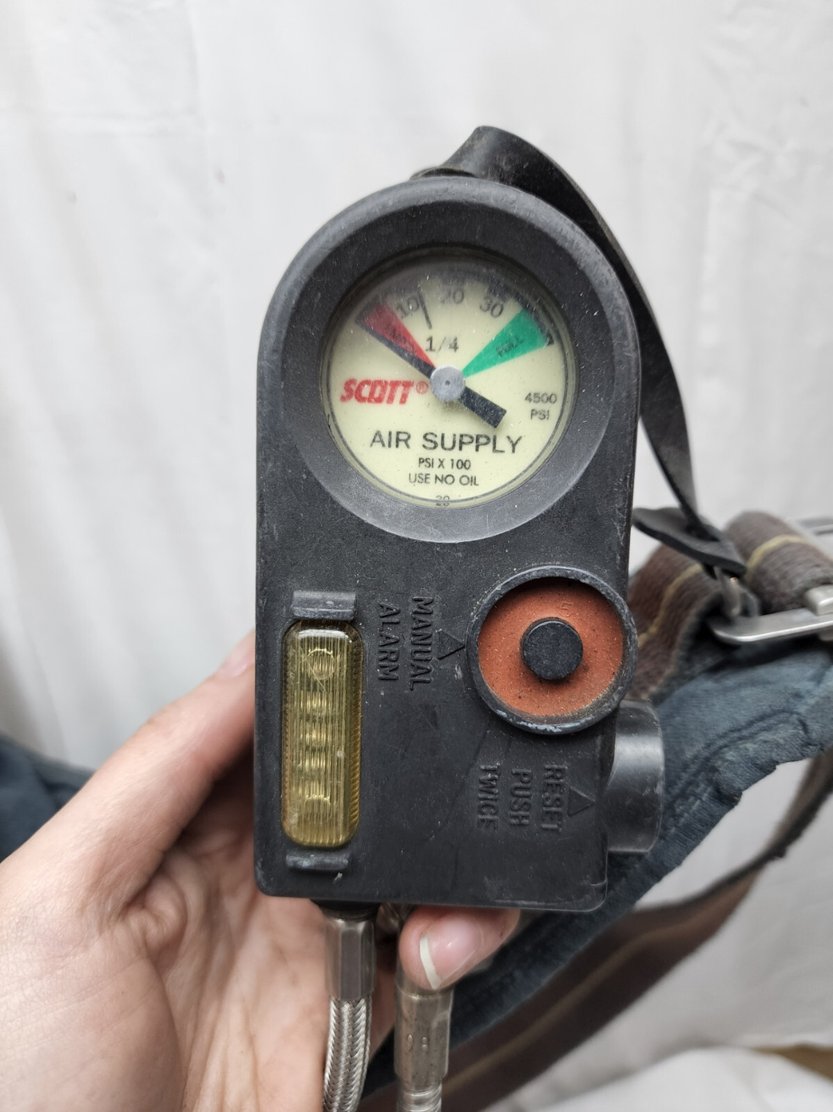 SCOTT 4.5 HARNESS W/PAK-ALERT SE DISTRESS ALARM & AIR SUPPLY ALERT | eBay