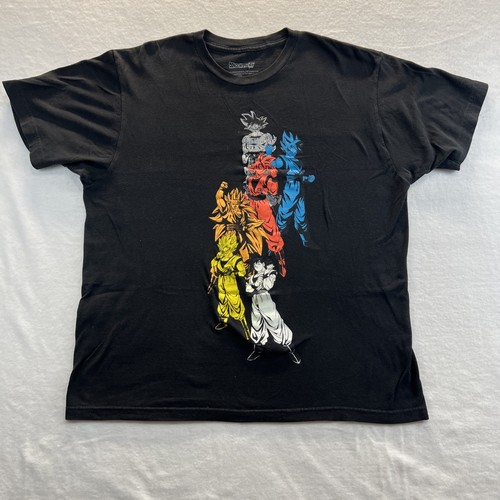 Dragon Ball Z Shirt Large Black Goku Super Saiyan Toei Animation Anime ...