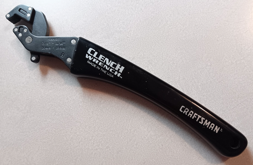 VINTAGE CRAFTSMAN USA 42308 CLENCH WRENCH HAND TOOL 3/8"-11/16" - SUPER ...