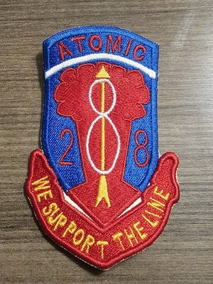1950s US Army 28th Field Artillery Nuclear Cut Edge Patch L@@K!!! | eBay