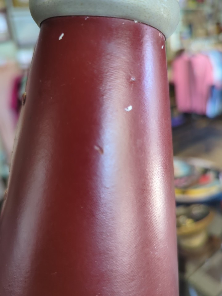 VINTAGE 1950s Dark RED CHEERLEADER/CHEER MEGAPHONE BULLHORN 15" EUC | eBay