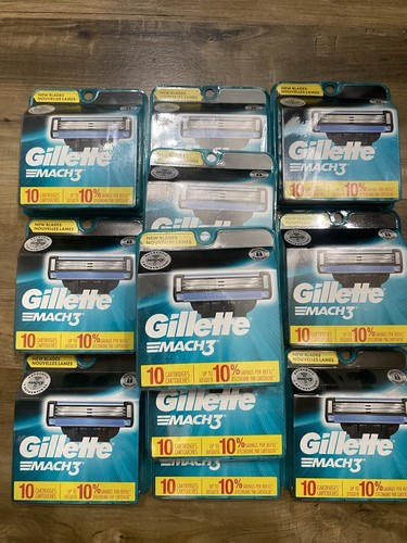 12 Packs, Gillette Mach 3 - 10ct | eBay
