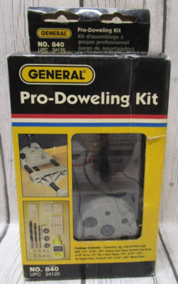NEW General Tools 840 Pro Doweling Kit Revolving Turret Dowel Joint ...