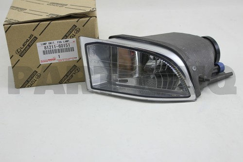 8121160151 Genuine Toyota LAMP UNIT, FOG LAMP, RH 81211-60151 | eBay