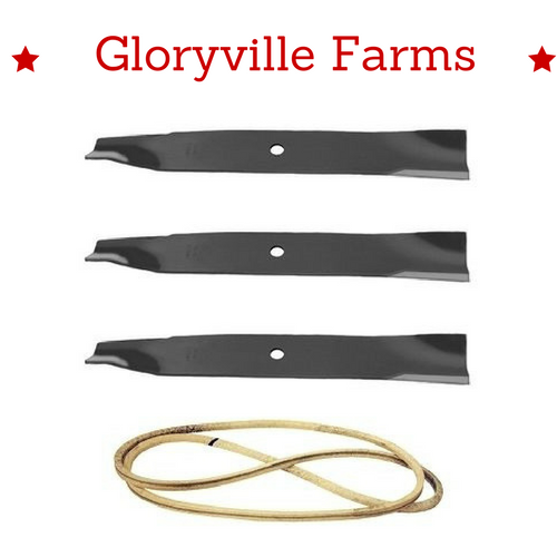 Blades & Belt Kit Fits Toro 110-6837-03 112-9759-03 110-6892 Timecutter ...