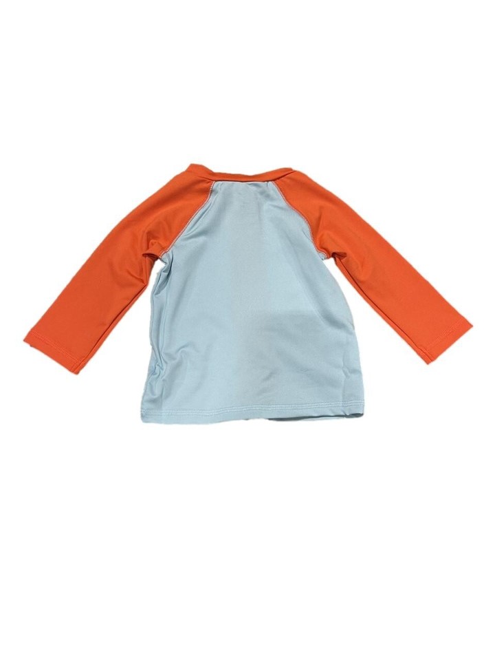 Toddler Boys' Zip-Up Raglan Long Sleeve Rash Guard - Cat & Jack Blue ...