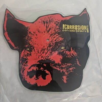 CORROSION OF CONFORMITY PROMO 7” PIG HEAD SHAPE PICTURE DISC 1996 | eBay