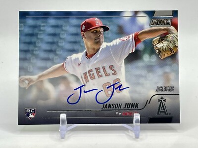 Janson Junk 2022 Topps Stadium Club #SCBA-JJ Base On Card Auto RC ...