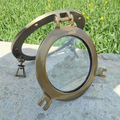Antique Transparent Porthole 12 Inches Round Window Clear Glass ...