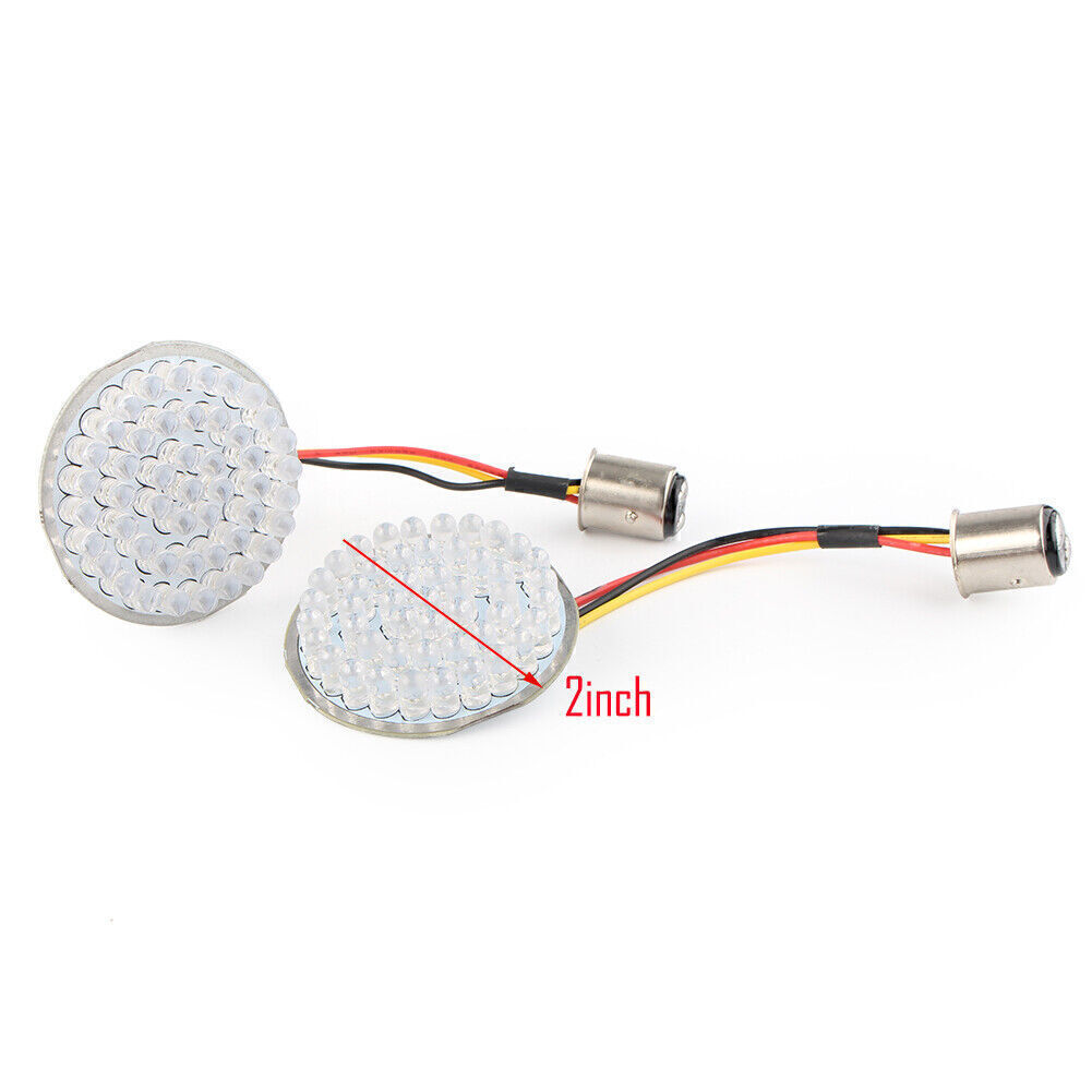 2X LED Rear Turn Signal Lights 1157 Insert Bulb For Harley Touring US ...