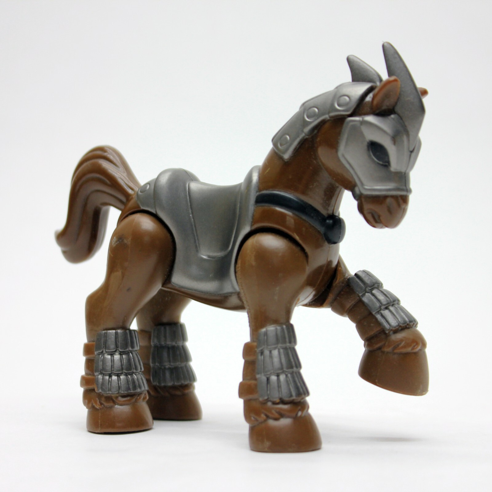 Fisher Price Imaginext Angus Knight Horse Mount Brown Silver Castle ...