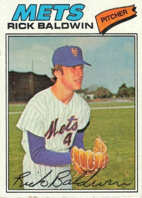 Rick Baldwin 1977 TOPPS Baseball Card #587 | eBay