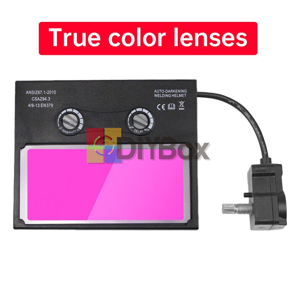 Welding Helmet Lens Solar Auto Darkening Welding Helmet Mask Len Filter ...