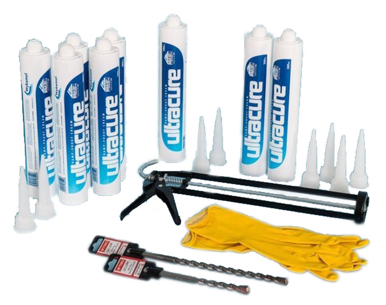 DIY Damp Proof Injection Cream Kit 8 x 380ml BBA Approved Wykamol ...