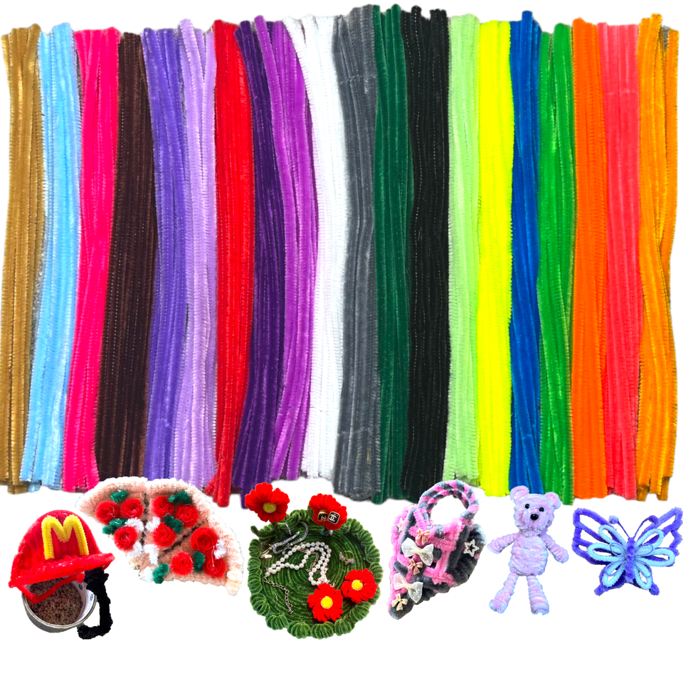 200Pcs Medium Brown Pipe Cleaners Craft Bulk Supplies 12inch x 6mm | eBay