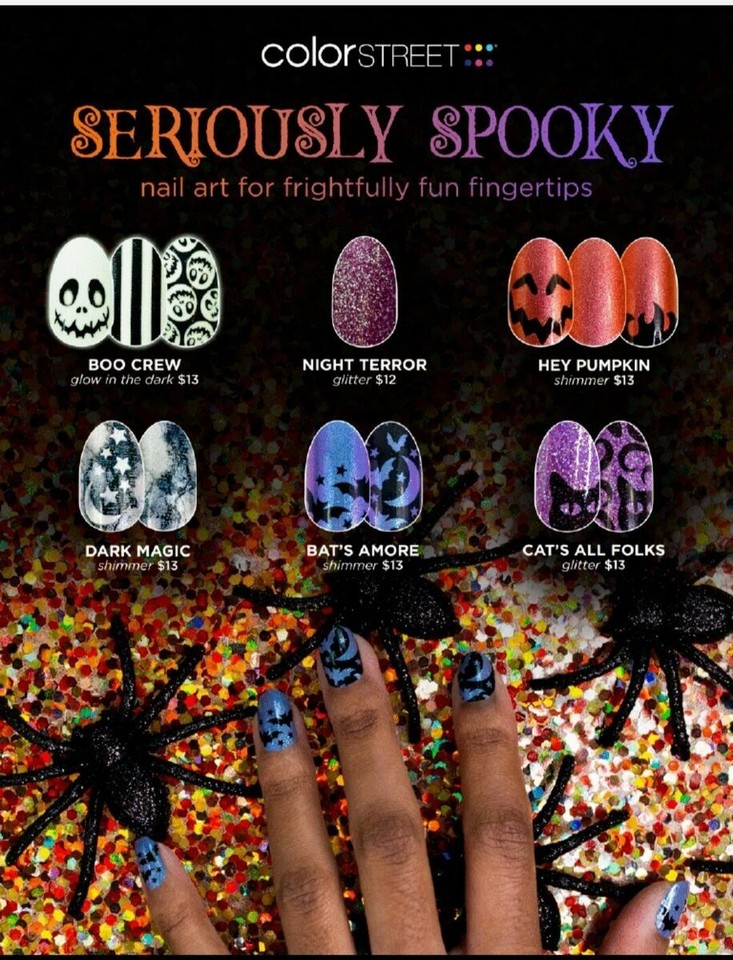 COLOR STREET Nail Strips - Thanksgiving, Halloween, Ghost, Pumpkin ...