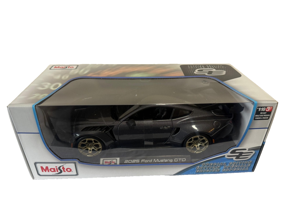 2025 Ford Mustang GTD 1:18 Diecast Model Blue Maisto Special Edition ...