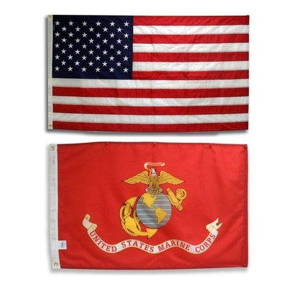 Wholesale 2 Flags United States Marine Corps Flag 3 x 5 USMC And ...