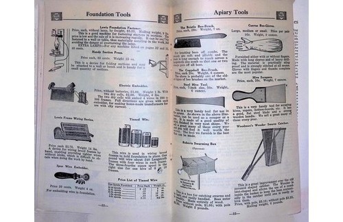Dadant Bee Supplies Catalog 1924 Hamilton IL Apiary Equipment & Honey ...